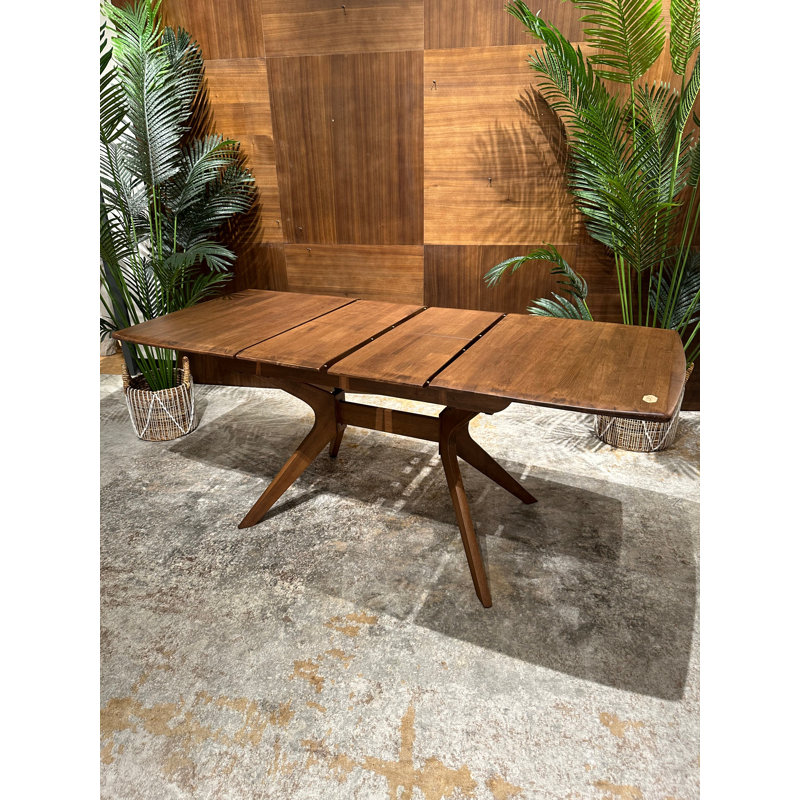 Corrigan Studio® Radiant Elm Extendable Dining Table | Wayfair